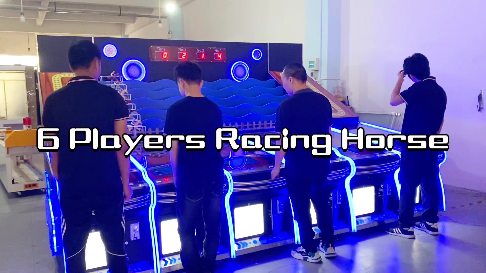 6 Players Racing Horse Arcade Horse Racing Game Machine Horse Racing ...