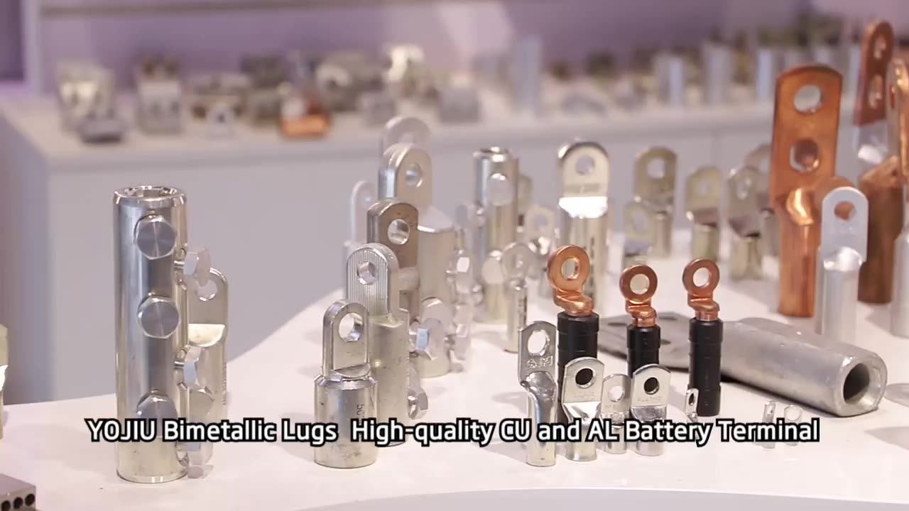 Welded Cable Connector Set Cu And Al Battery Terminal Bimetallic Lugs ...