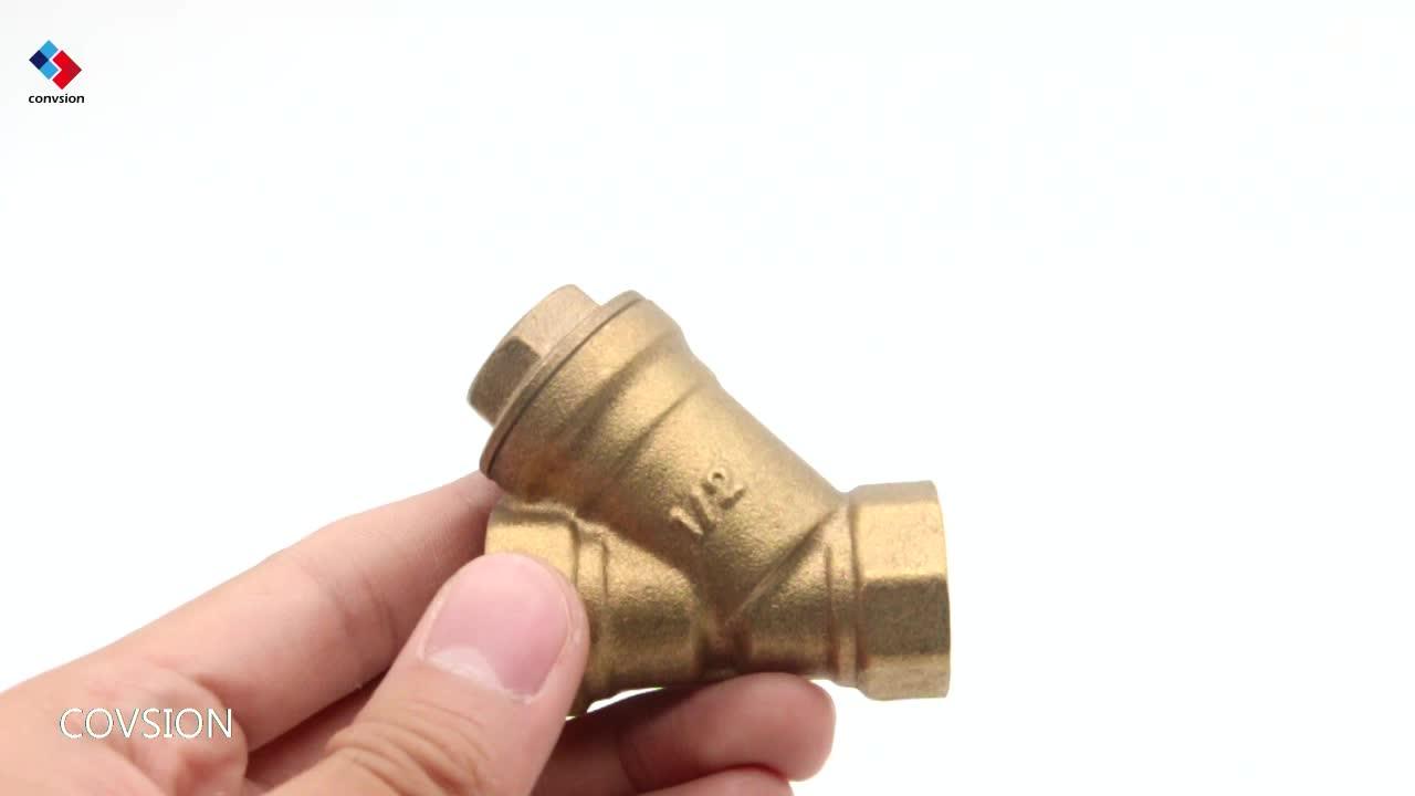 Dn25 Forged Thread Brass Type Y Strainer Filter Brass Y Strainer - Buy ...