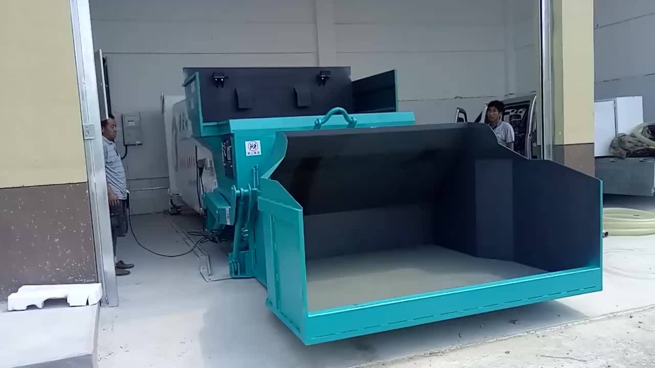 Stationary Hydraulic Plastic Waste Compactors Domestic Waste Compactor ...