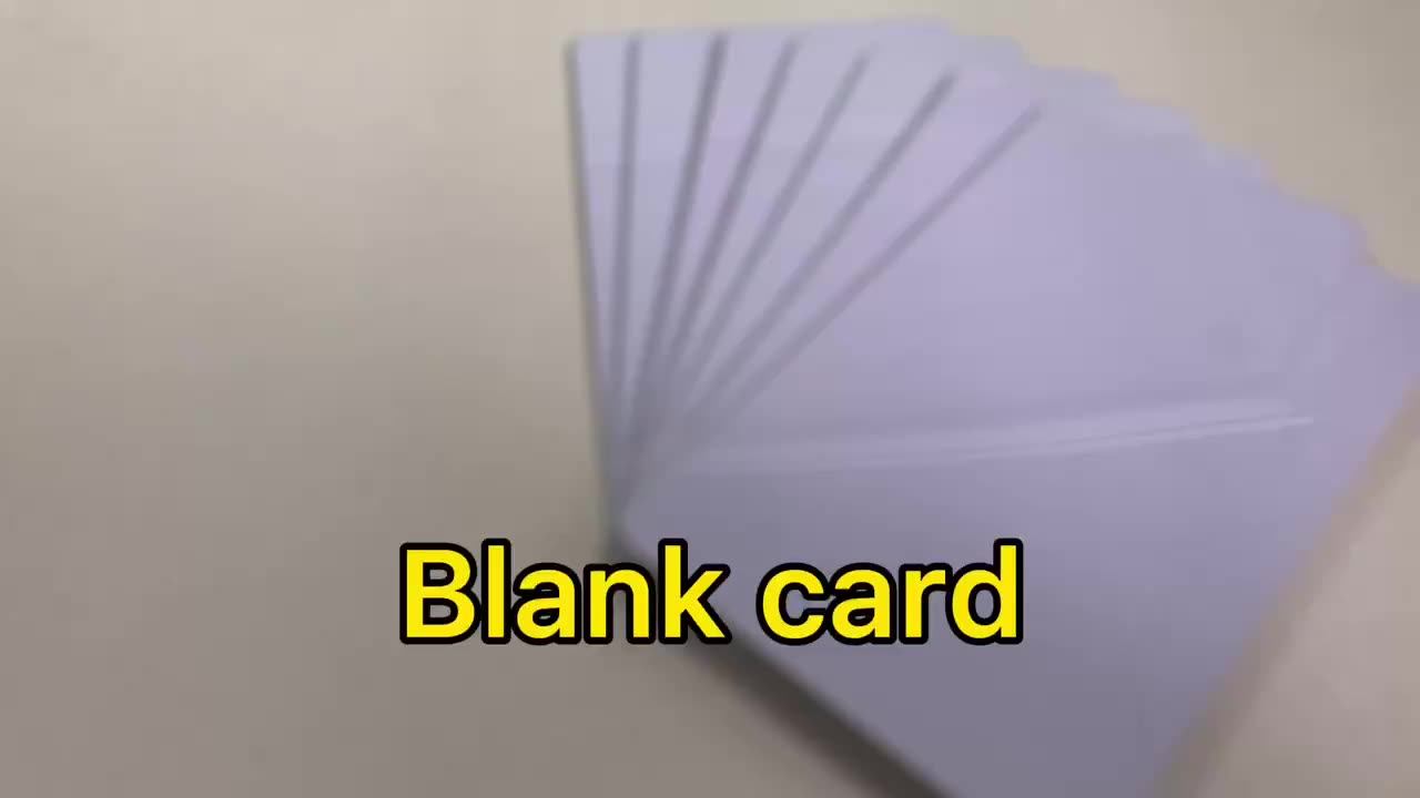Cr80 30mil White Blank Pvc Plastic Cards For Photo Id Card Printers ...