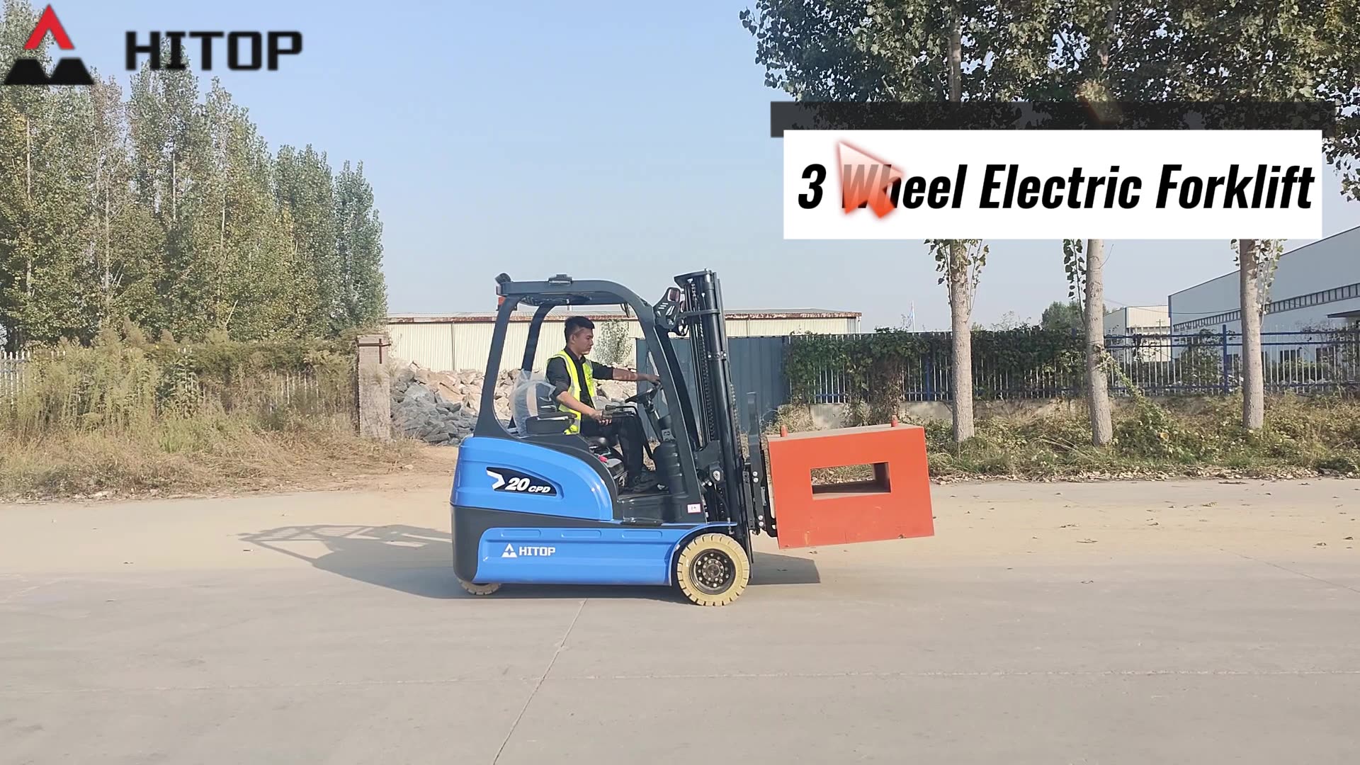 3 Wheel Montacargas Lithium Battery Forklift 1.5 Ton 1.8 Ton 2 Ton Aisle Fork Lift Electric Li ...