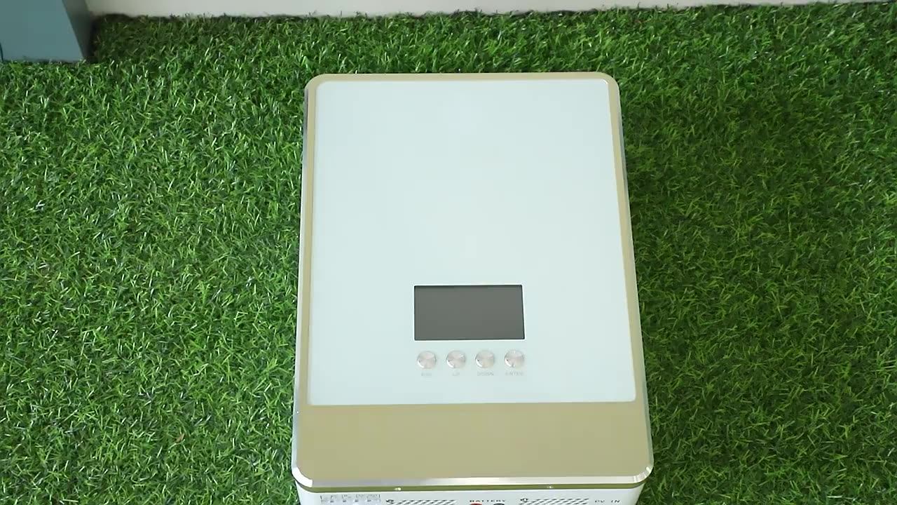 Off Grid Solar Inverter 6200w 48v Pv 55-450v Rgb Lights Wifi Monitoring ...
