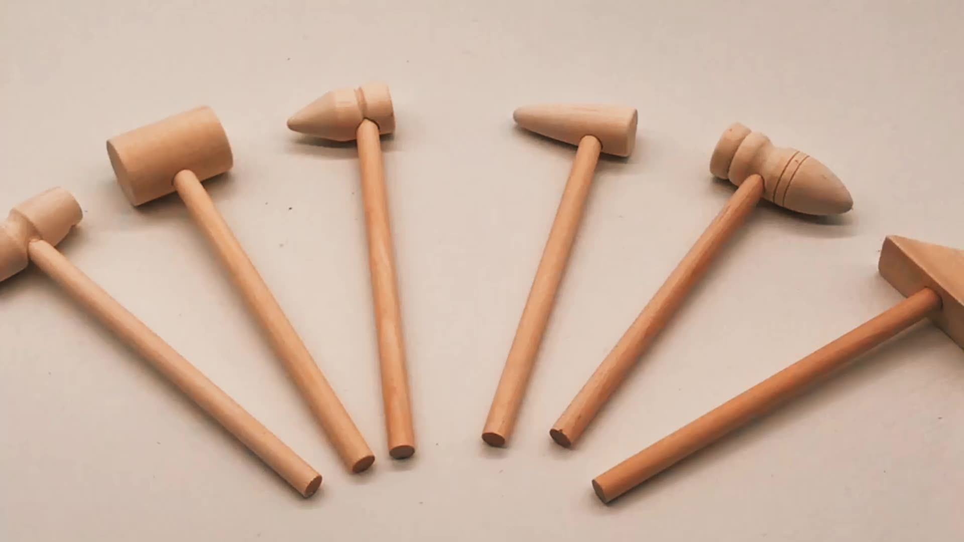Funny Unfinished Mini Wooden Toy Hammer For Kids - Buy Unfinished ...