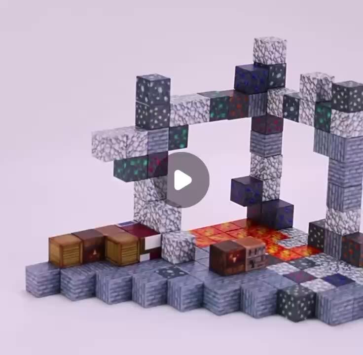 3d Magnetic Building Cubes Assembly Game Magnetic Build Blocks ...