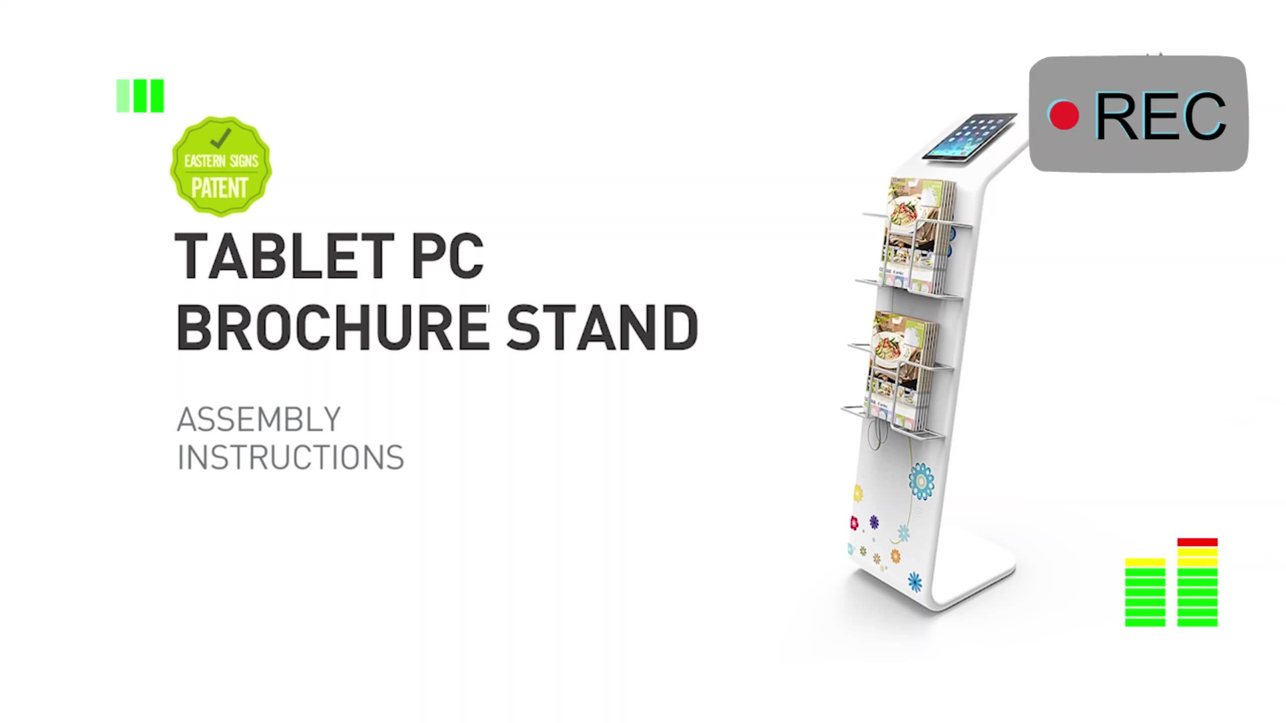 Oem Custom Logo Easy Set Up Trade Show Kiosk Display With Rack Portable ...