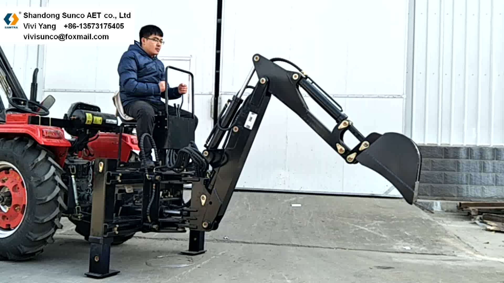 Aa 30-55hp Tractor Side Shift Backhoe Rear 3-point Lw-7e - Buy New Side ...