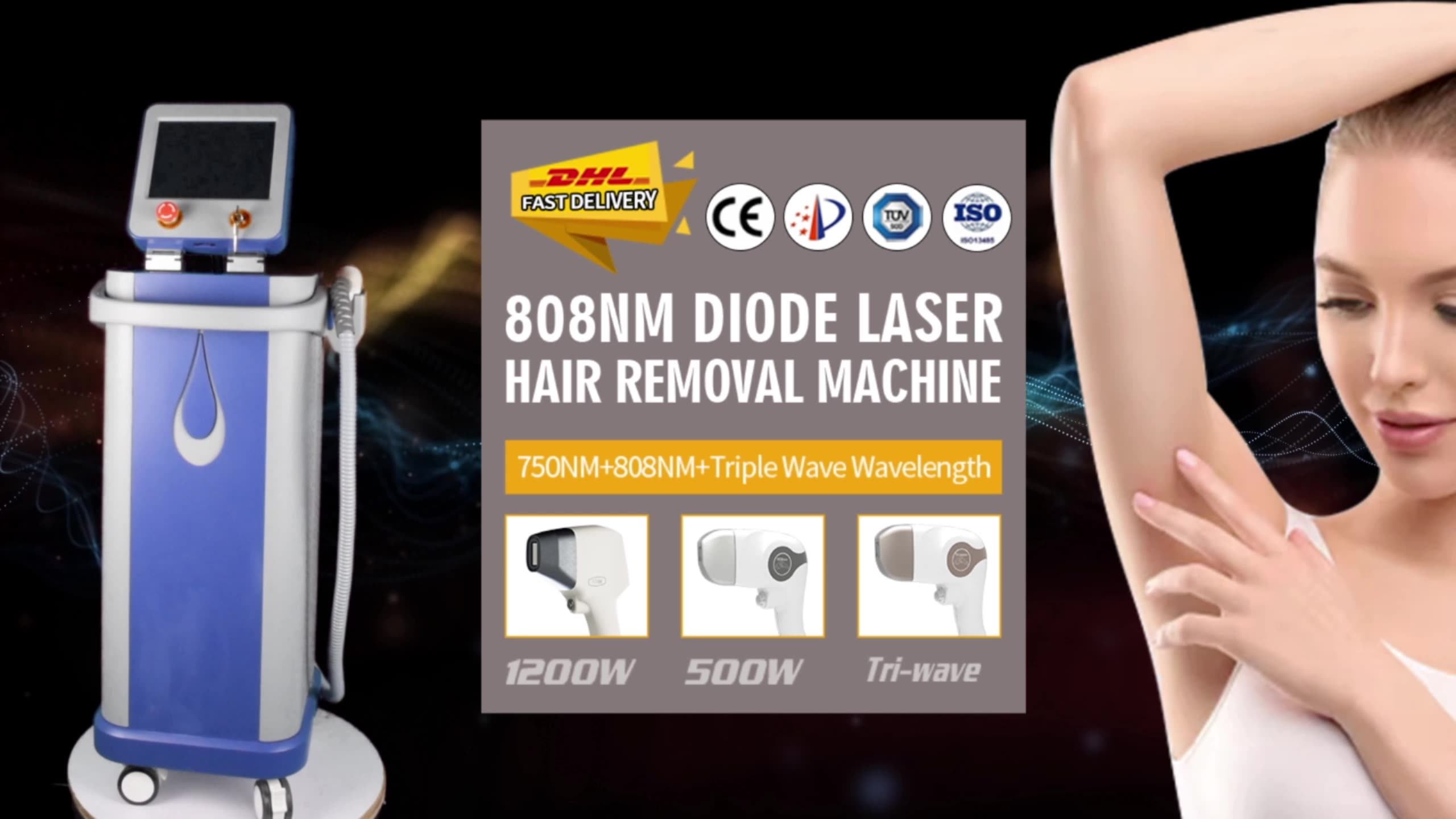 Kes 2024 Newest Ice Platinum Titanium Diode Laser Epilator Hair Removal ...