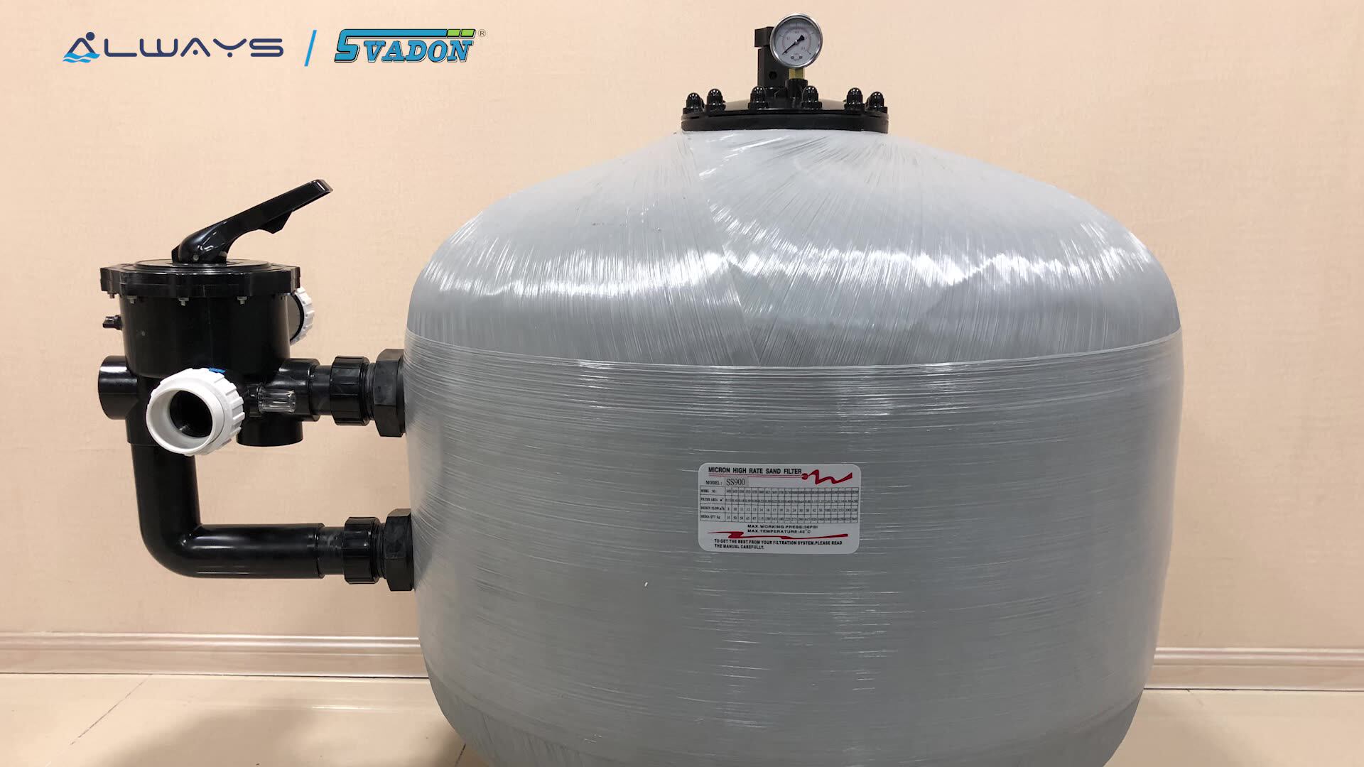 Standard Commercial Side Mounted Swimming Pool Filter System Ss700 ...