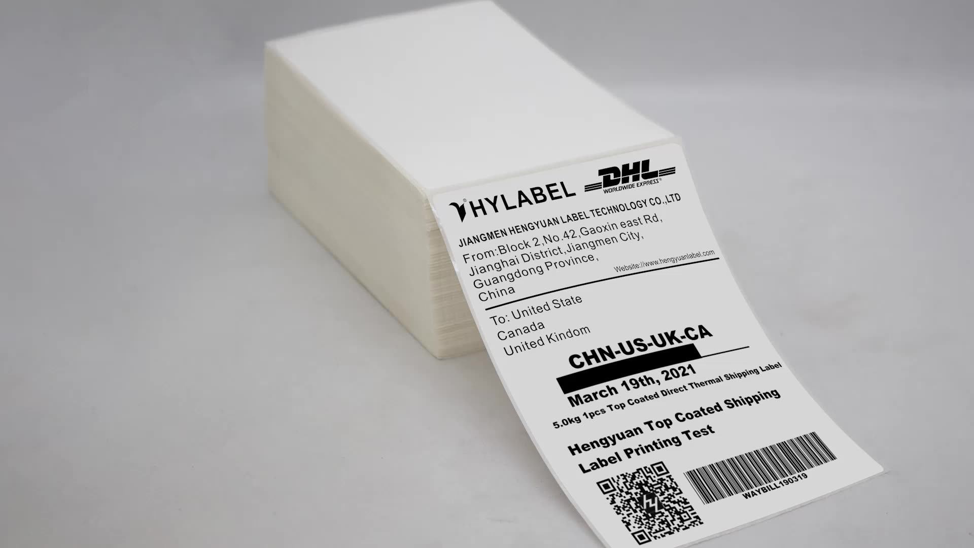 Factory Wholesale 100x150 Labels Thermal Sticker A6 Self Adhesive Paper ...