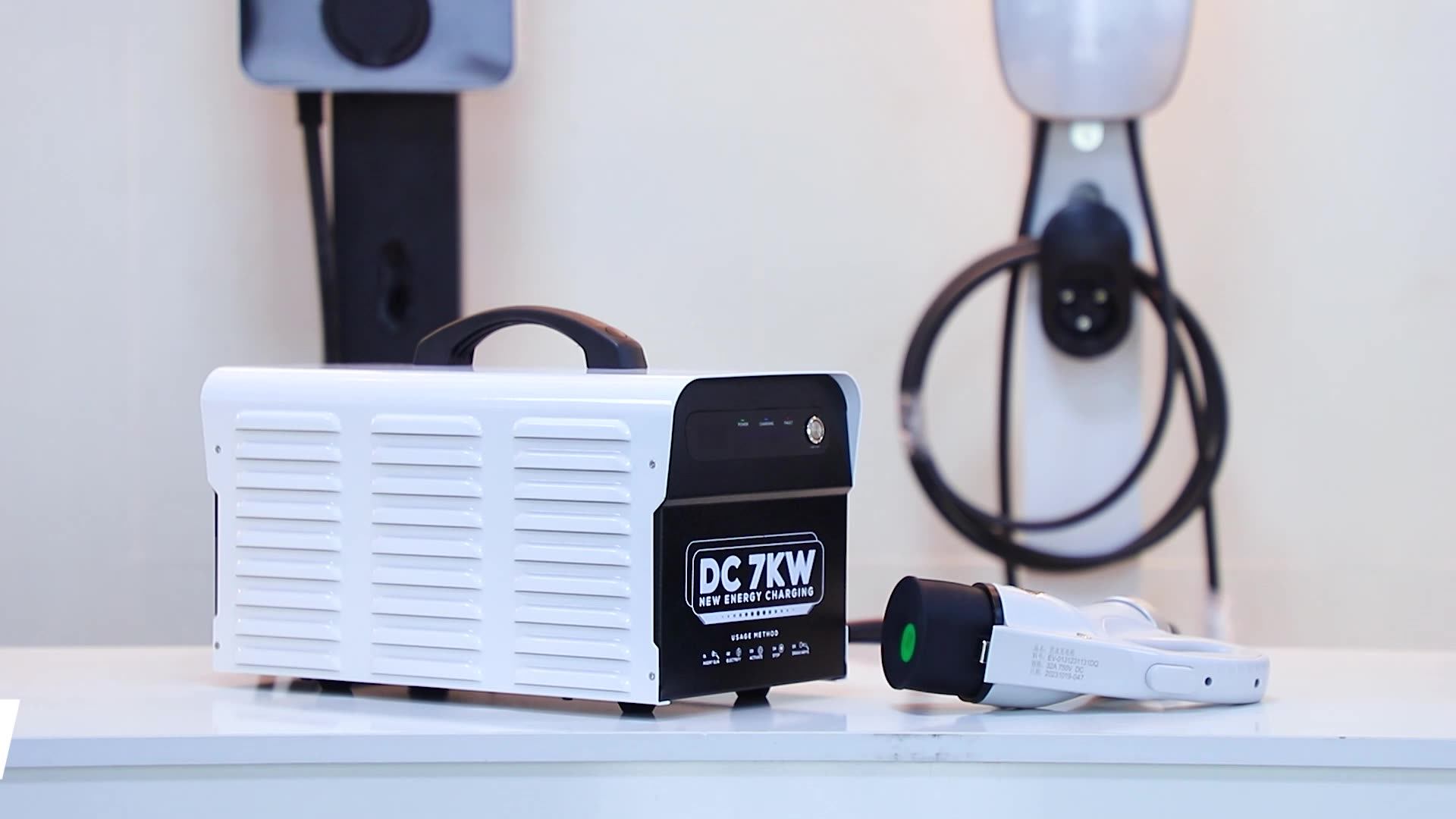 Ovrod 240v Fast Electric Car Ev Charger Charging Station 7kw Portable ...