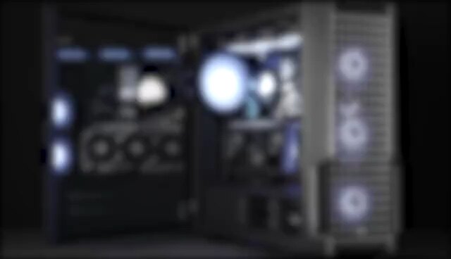 200mm Fan Supported Computer Atx Pc Gaming Case Tempered Glass Factory ...