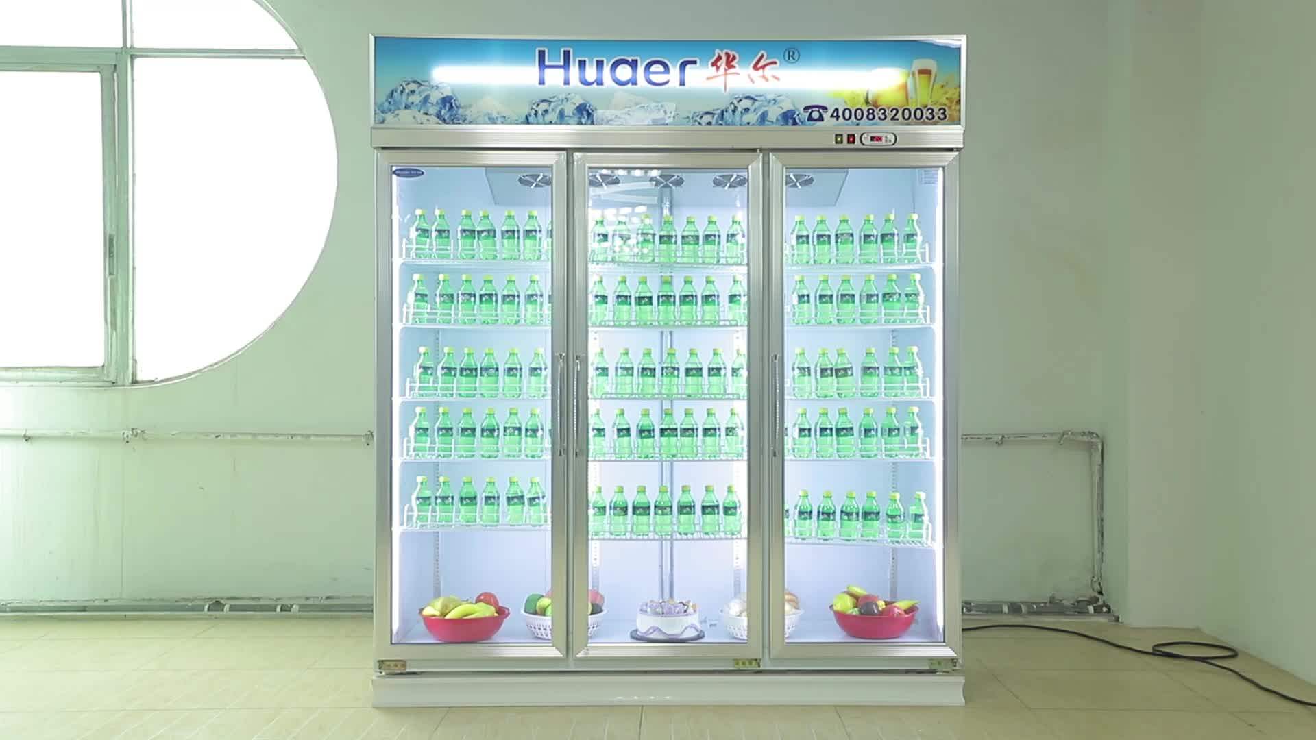 Huaer Drink Upright Display Refrigerator 5 Door Beverage Cooler - Buy ...