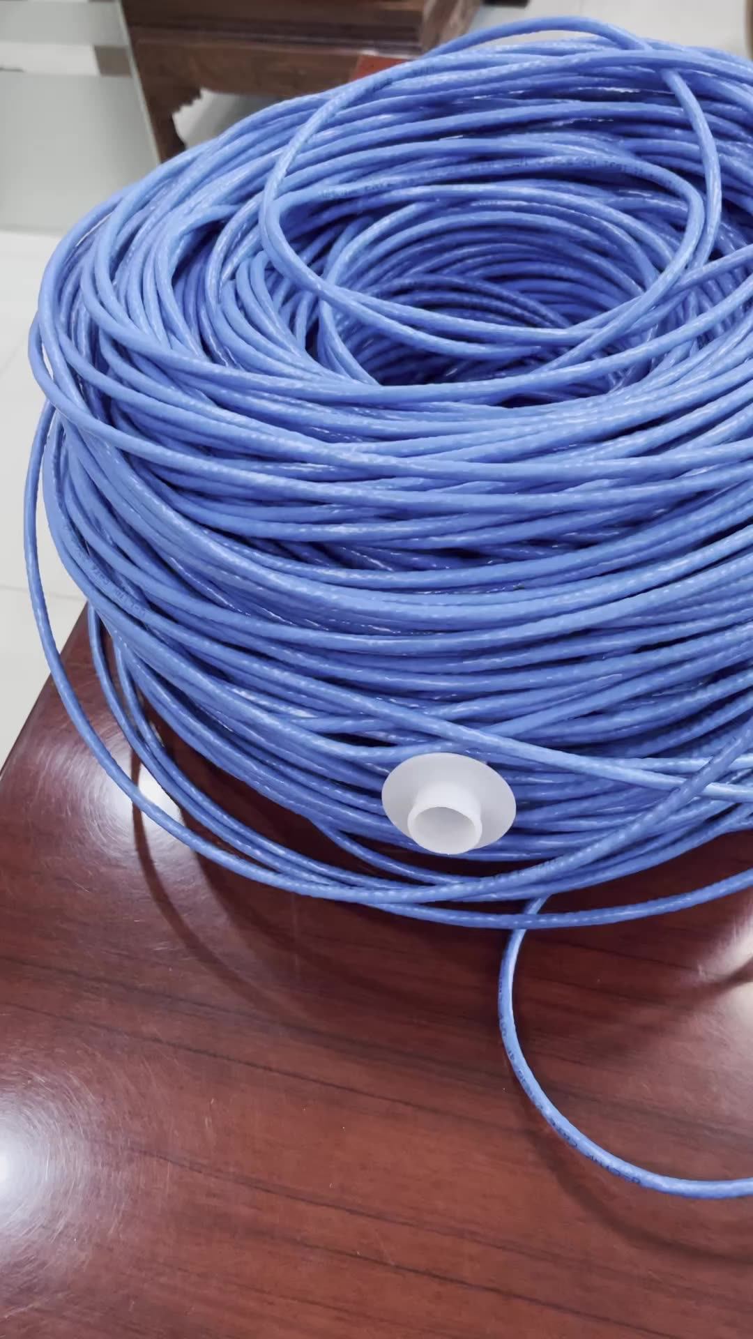 Utp Cat6 Network Indoor Cable 305m 1000ft 0.57mm Cca Bare Copper 8 Core ...