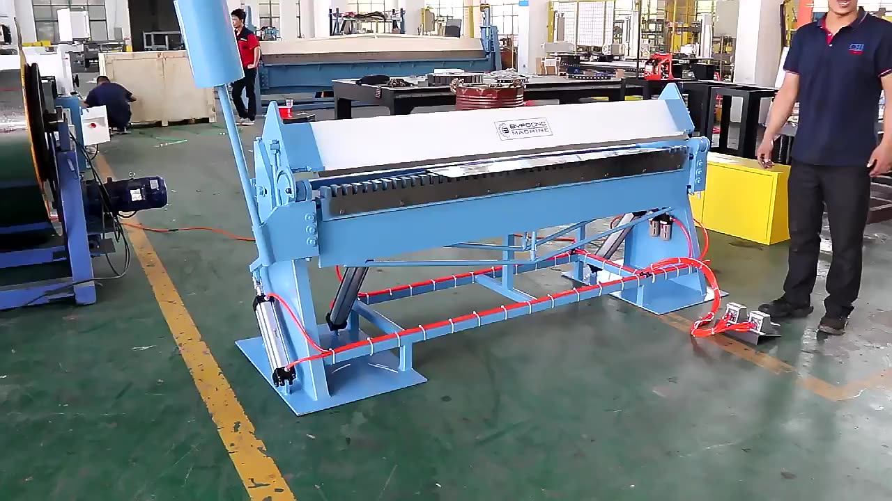 Byfo Rectangular Duct Tdf Flange Bender Machine Pneumatic Ss Sheet ...