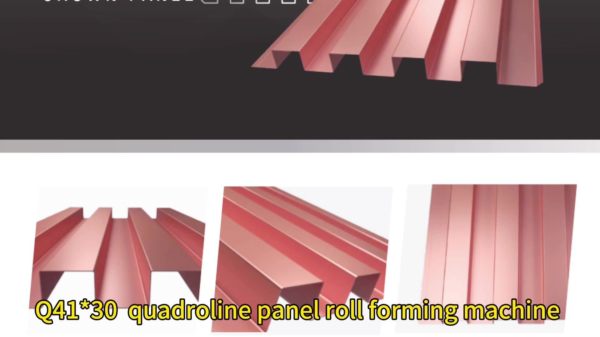 Metal Siding Wall Cladding Roll Forming Machine For Making Q 41 X 30 Or ...