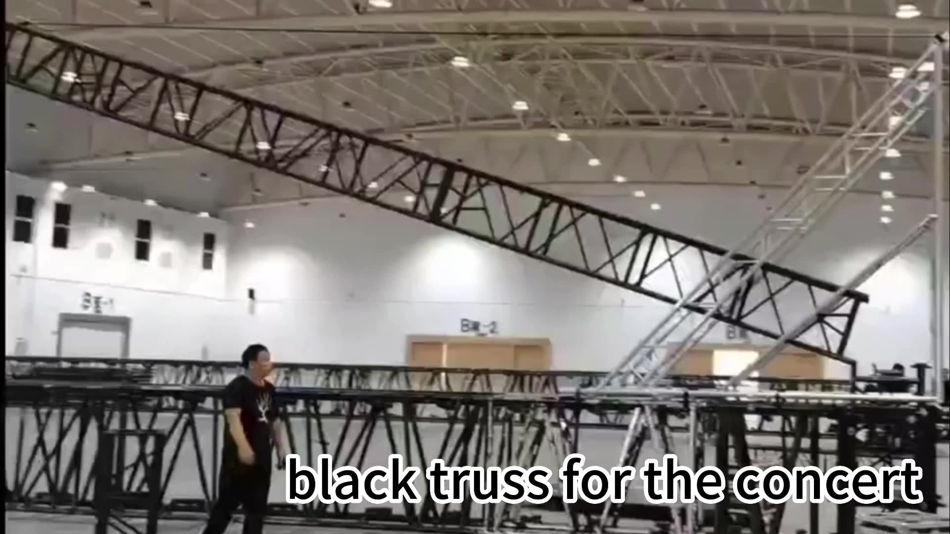 Aluminum Stage Lighting Roof Truss Portable Square Spigot Bolts Studio ...