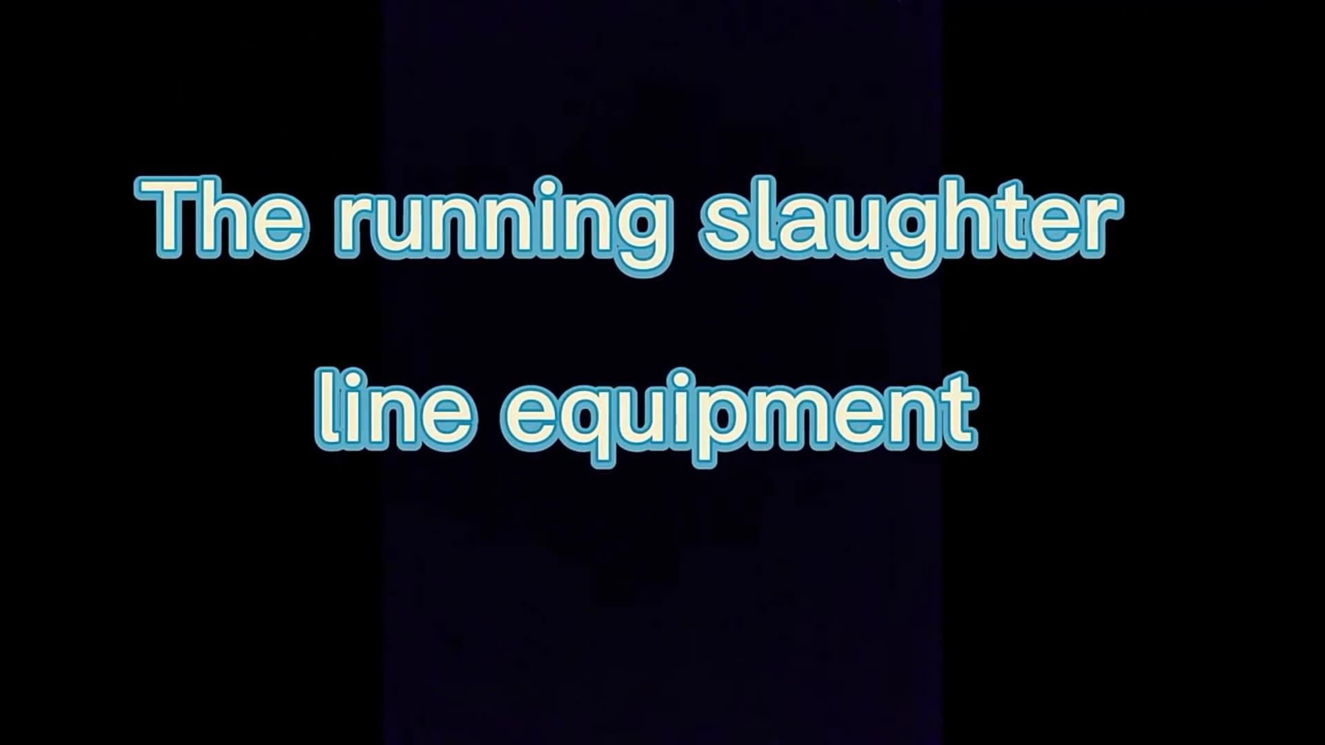 Complete Automatic Chicken Bleeding Plucking Slaughter Convey Rail ...