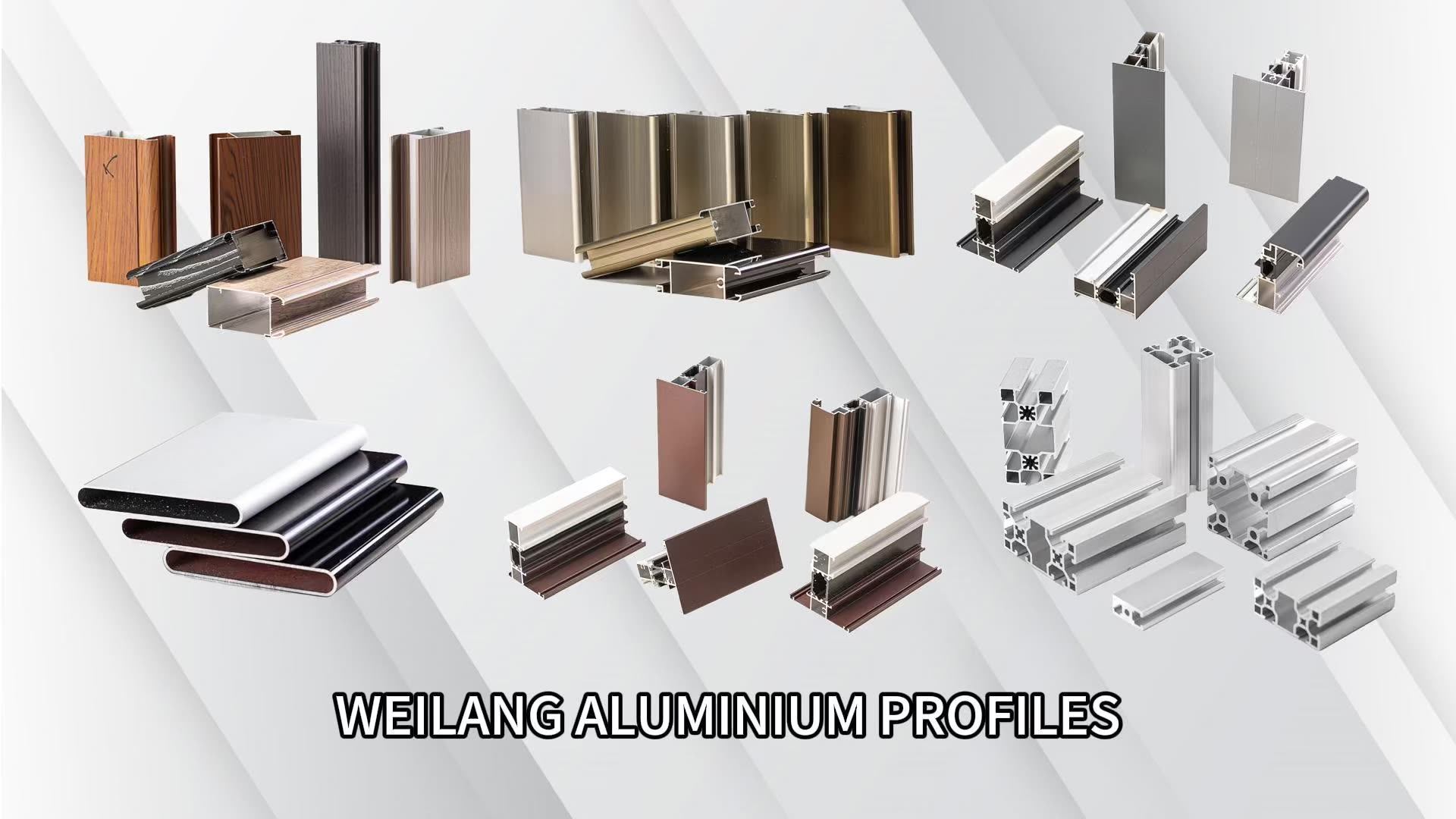 Aluminium Profiles Powder Coated Profiles For Windows Customized ...