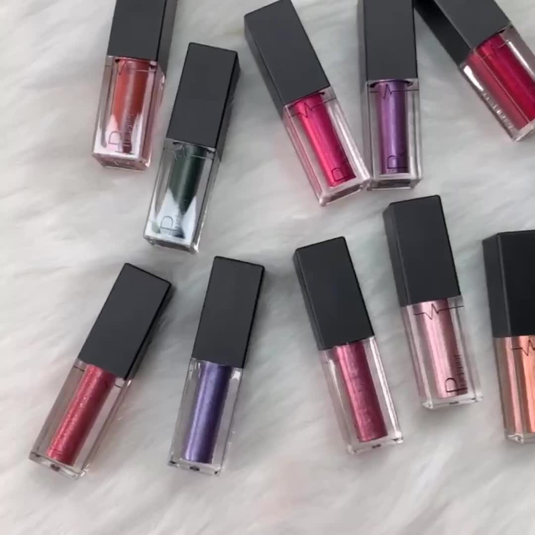 Diamond Metallic Lip Gloss Glitter Liquid Lipstick Lips Makeup Buy