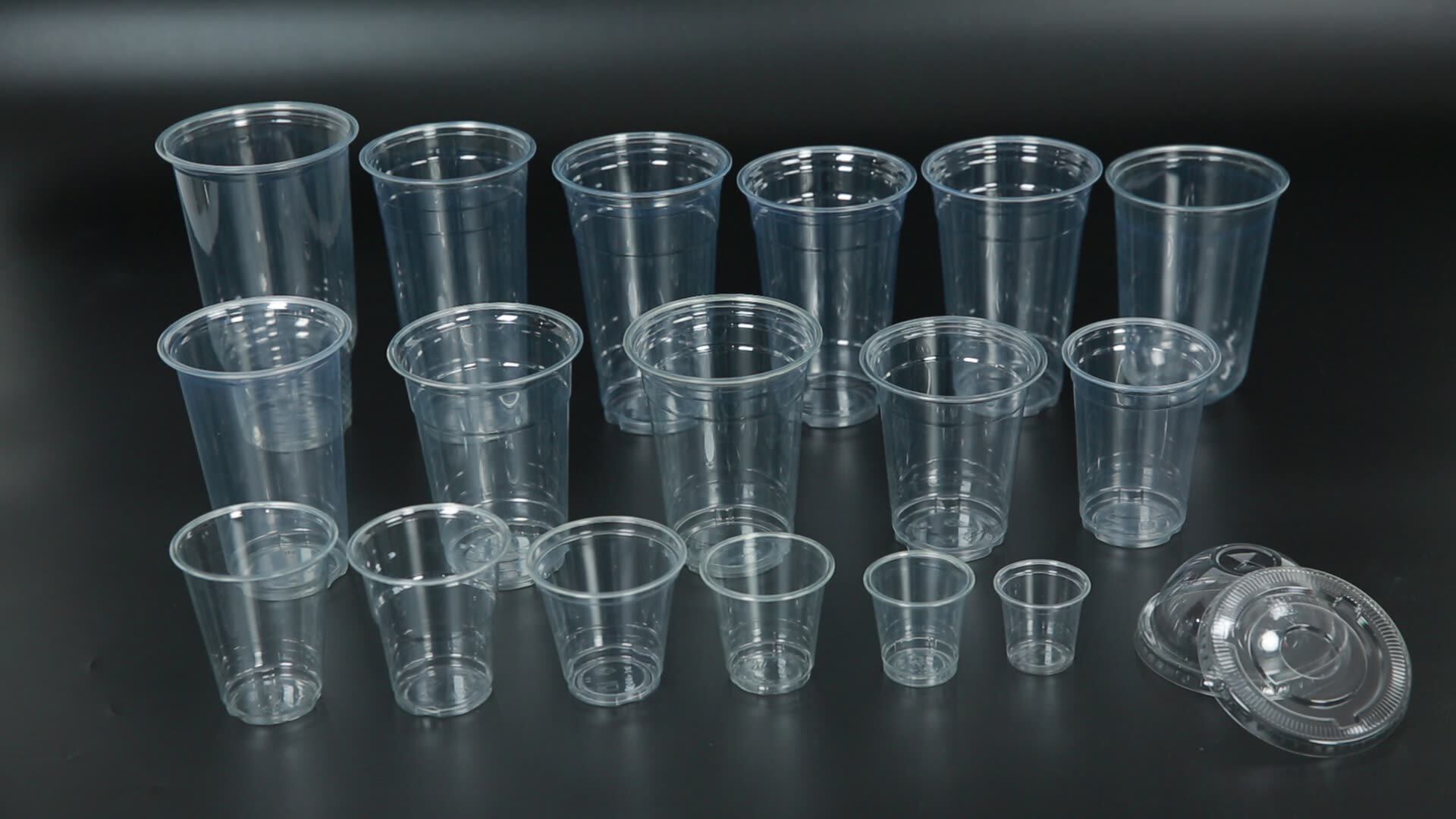 Custom Brand Clear Pet Cups 8oz Take Away Cold Beverage Cups Plastic ...