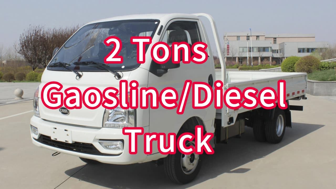 Kia 4x4 Chasis De Cami Four Wheel 1 Ton Mini Cargo Trucks With Diesel ...