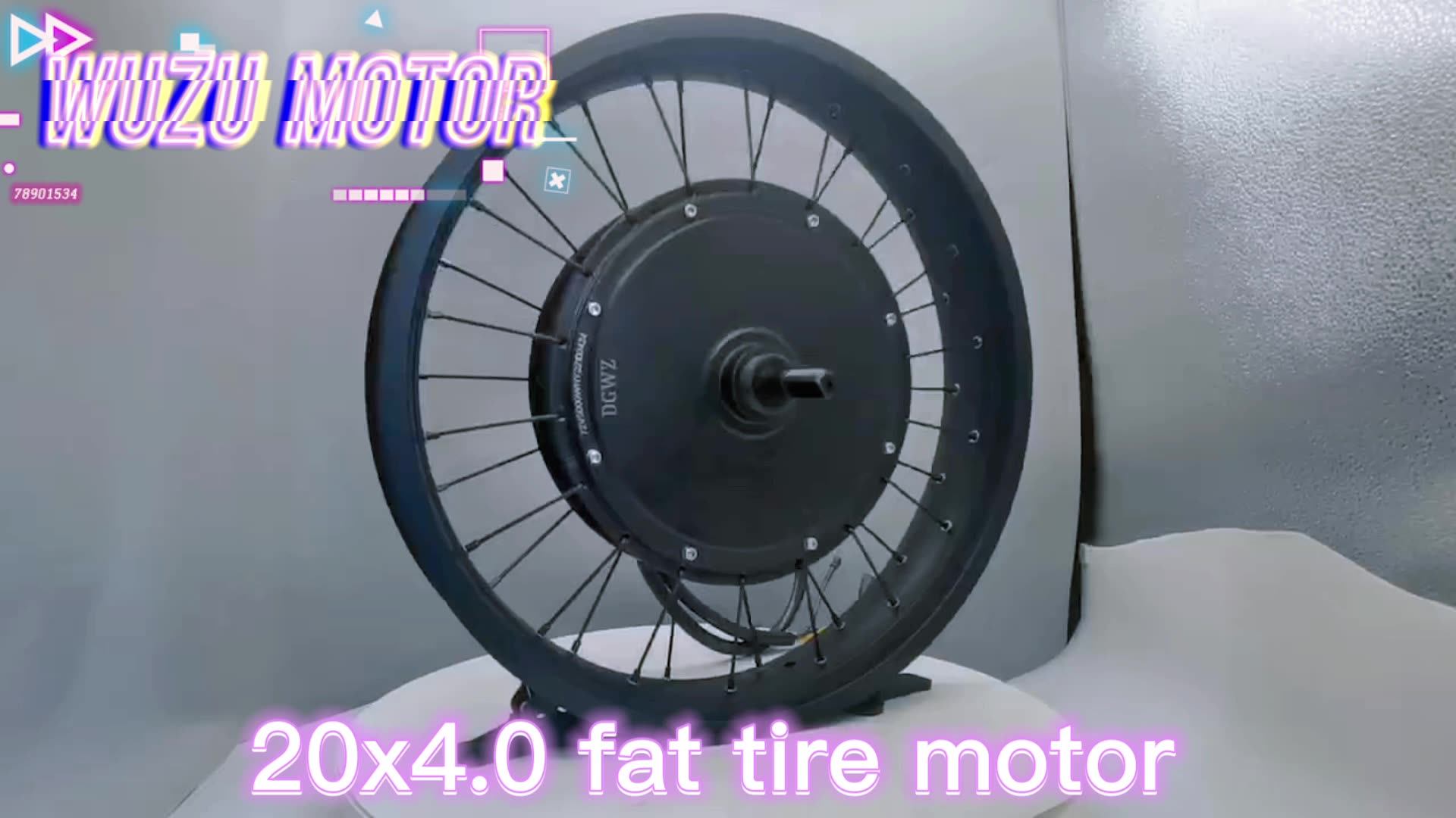 20x4 20 Inch Gearless 48v 60v 1000w 1500w Fat Tire Spoke Hub Motor ...