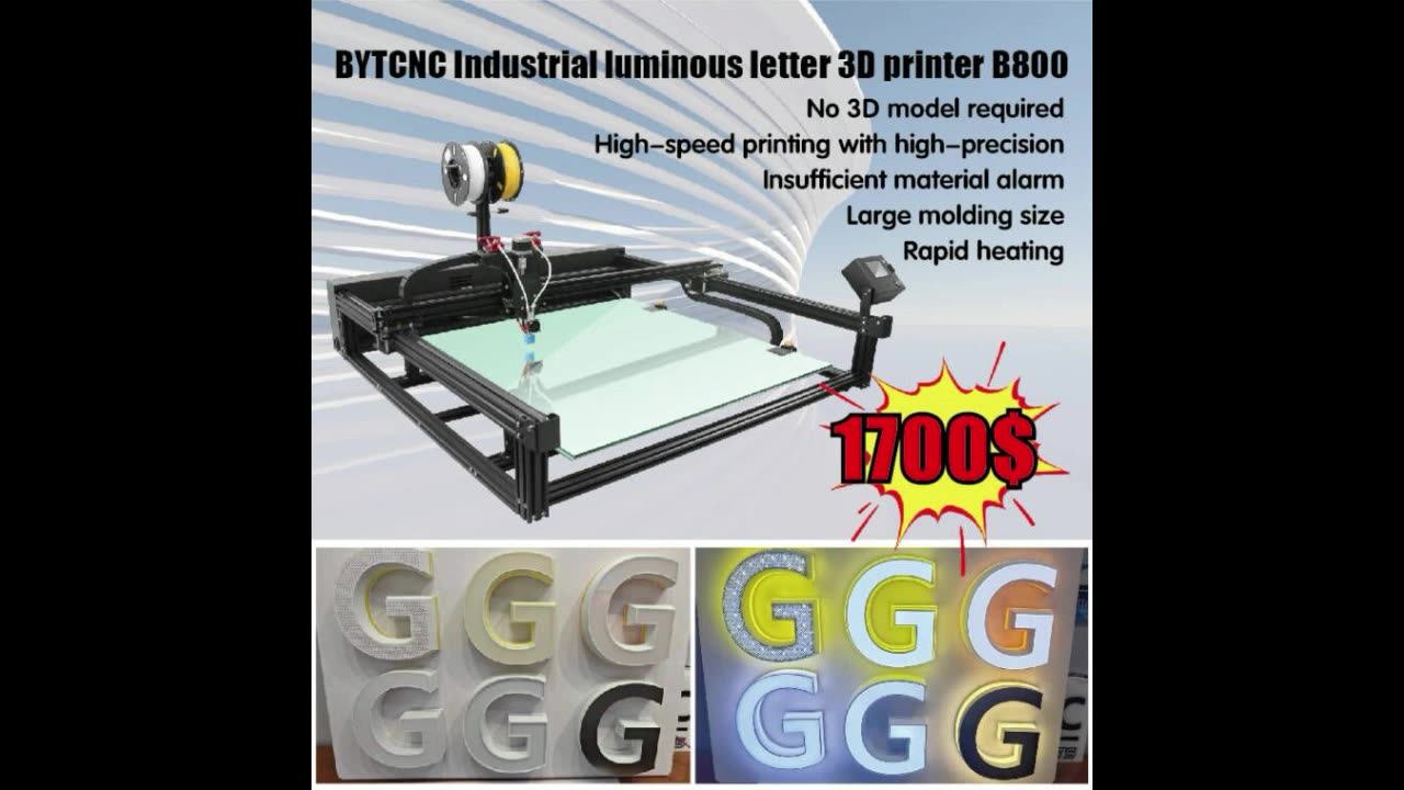 New Generation Letter Printing Machine Fdm Petg Printing Industrial ...