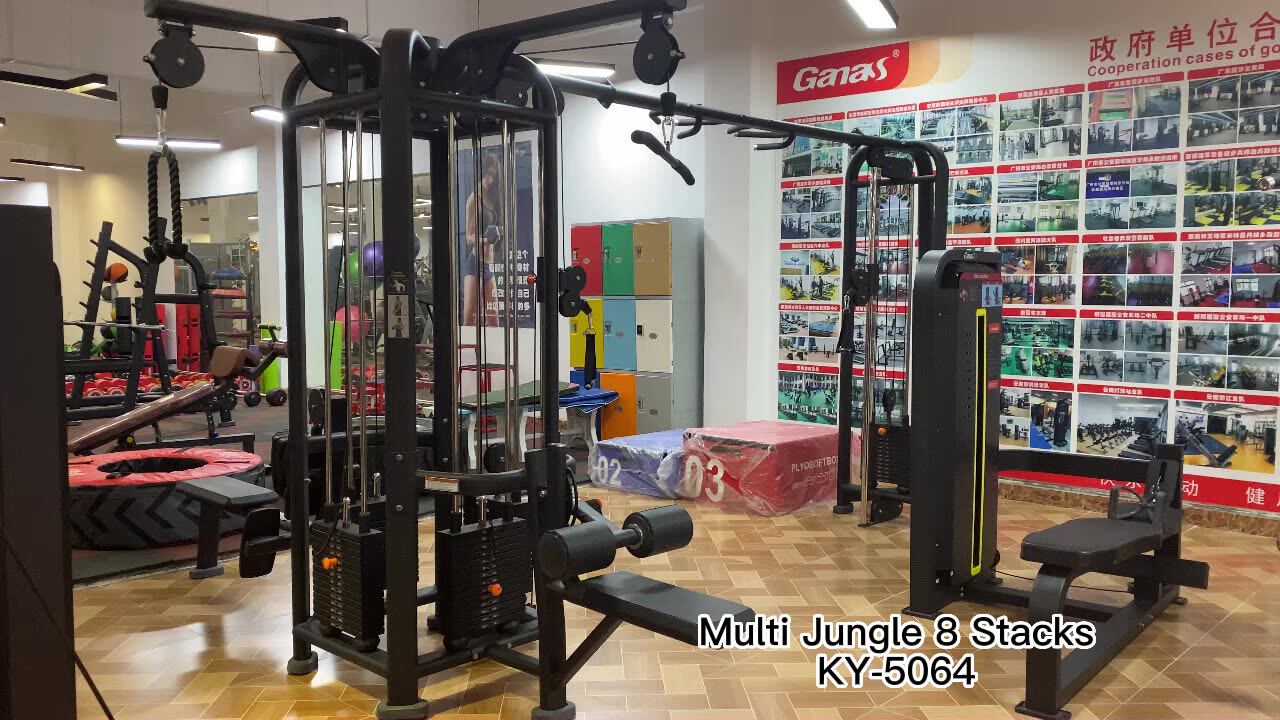 Ganas Commercial Multi Functional Gym Equipment Cable Crossover Multi ...