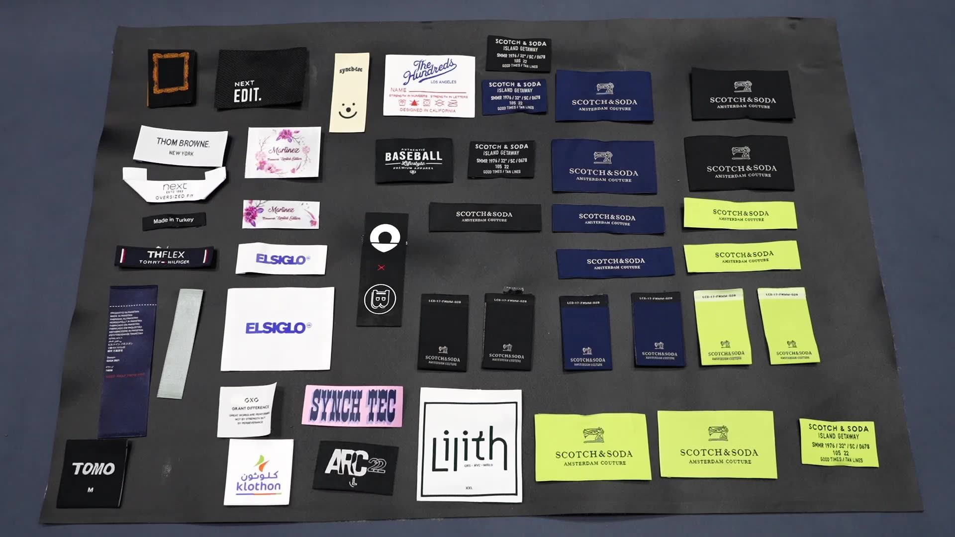 Wholesale Custom Brand Name Logo Woven Neck Labels Damask Satin Garment ...