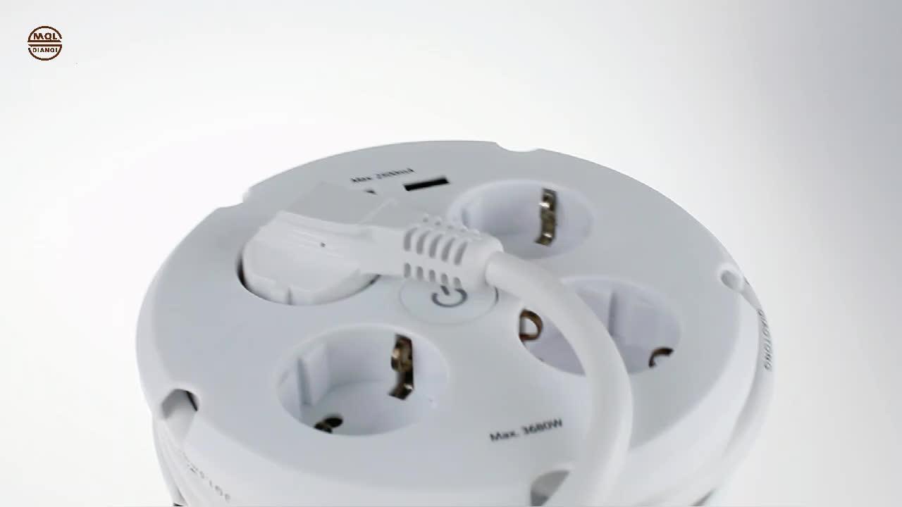 Safety Germany Multiple Socket Strip Power Strip 4 Outlet With Dual Usb ...