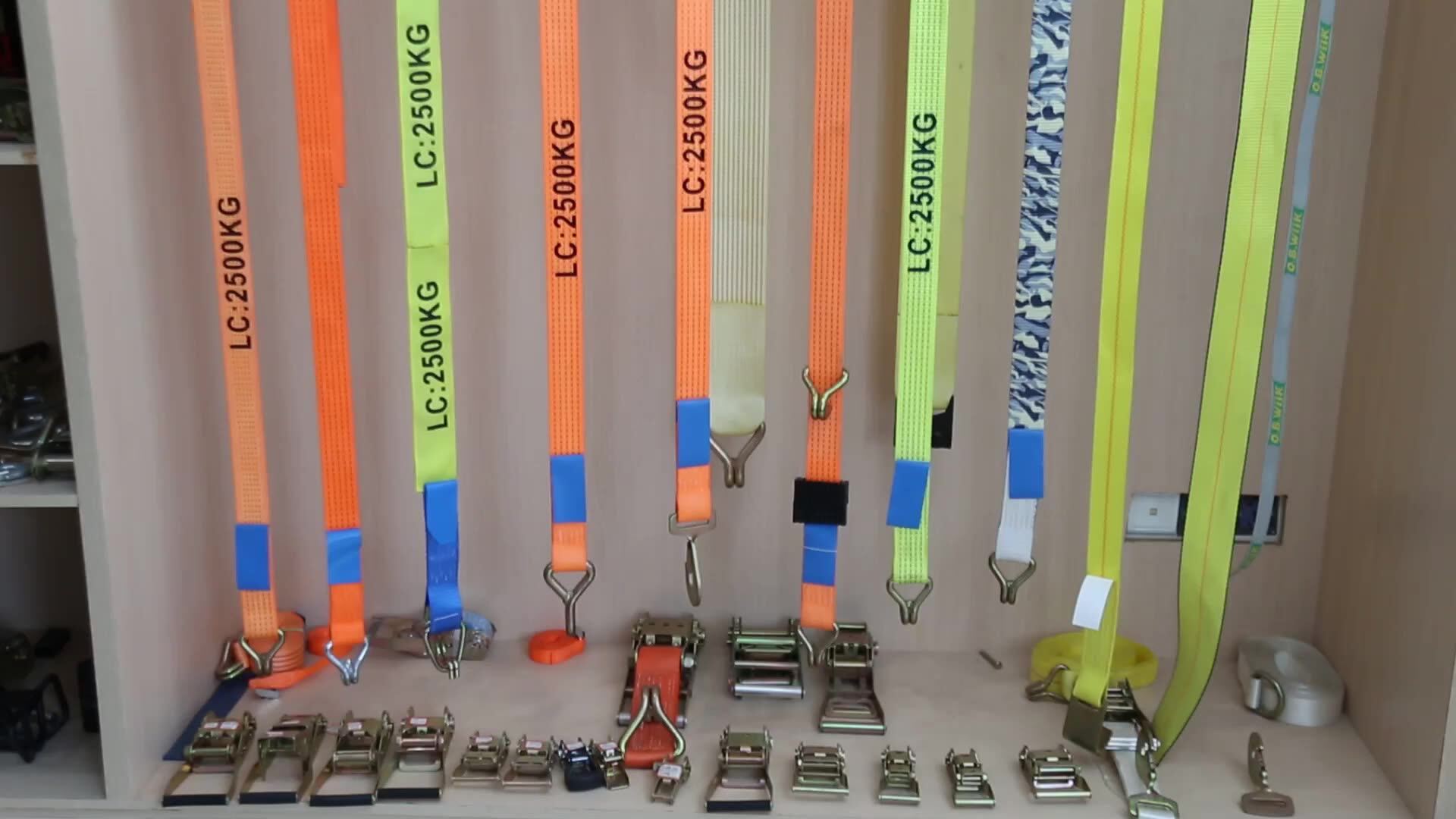 Hot Products Heavy Duty Ratchet Cargo Tie Down Straps 3000 Lbs ...