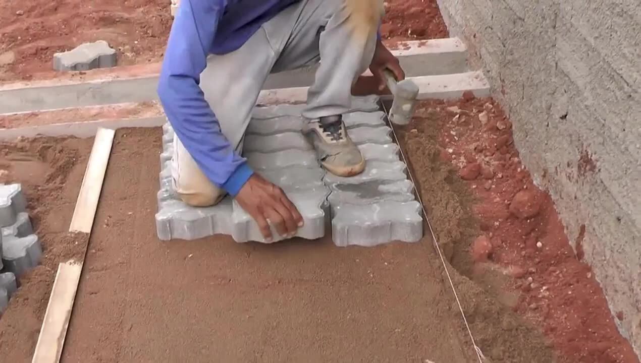 New Cabros Paving Block Stone Mold Reusable Geometry Series Precast For ...