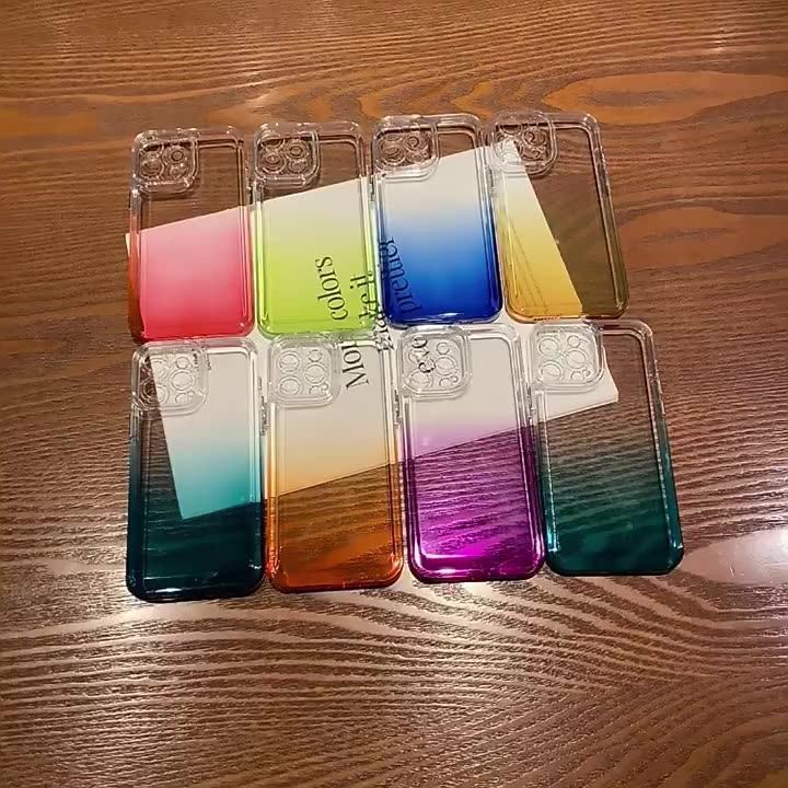 Luxury Gradient Phone Case For Iphone 11 12 13 14 Pro Max X Xs Xr 7 8 ...