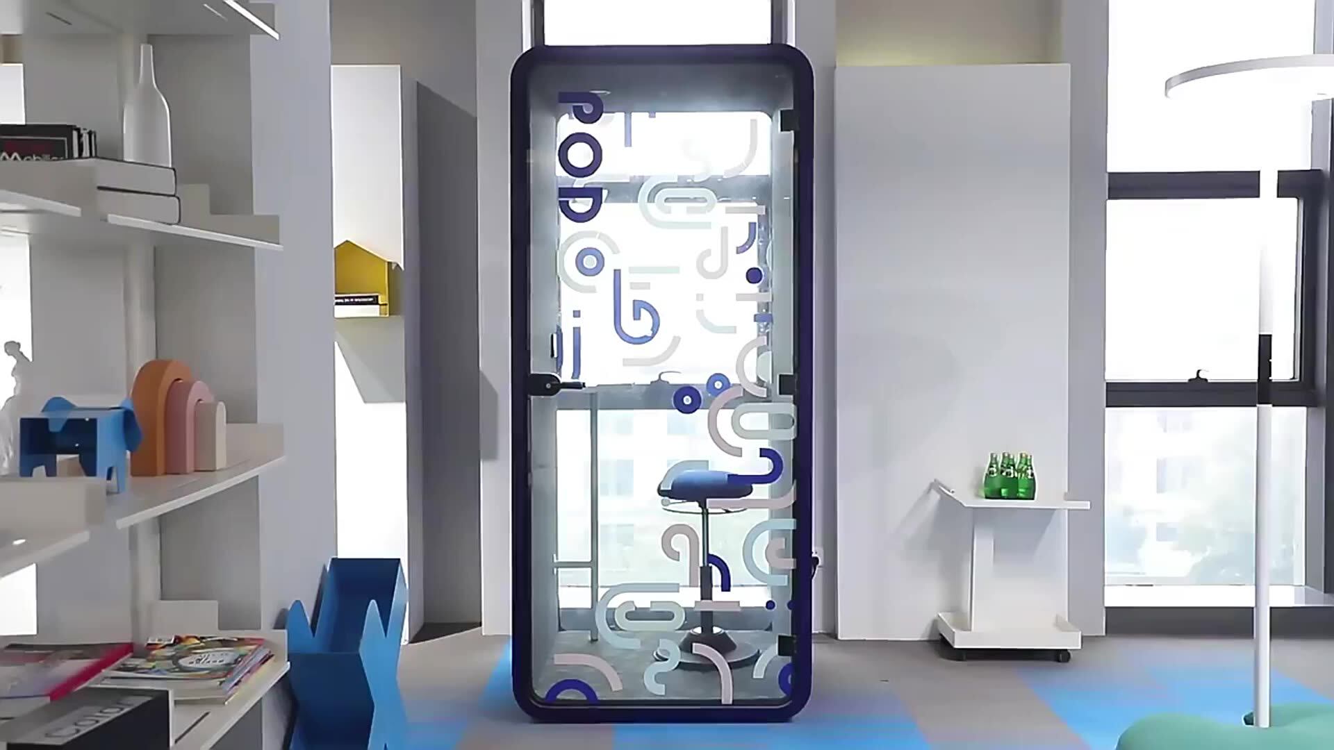 Portable Office Phone Booth Cabin Soundproof Pod Office Booth Sleeping ...