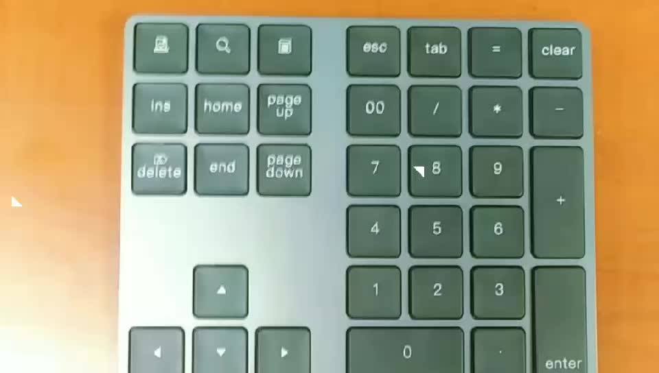 Newest Abs 34keys Bluetooth Wireless Keyboard Number Pad Digital For ...