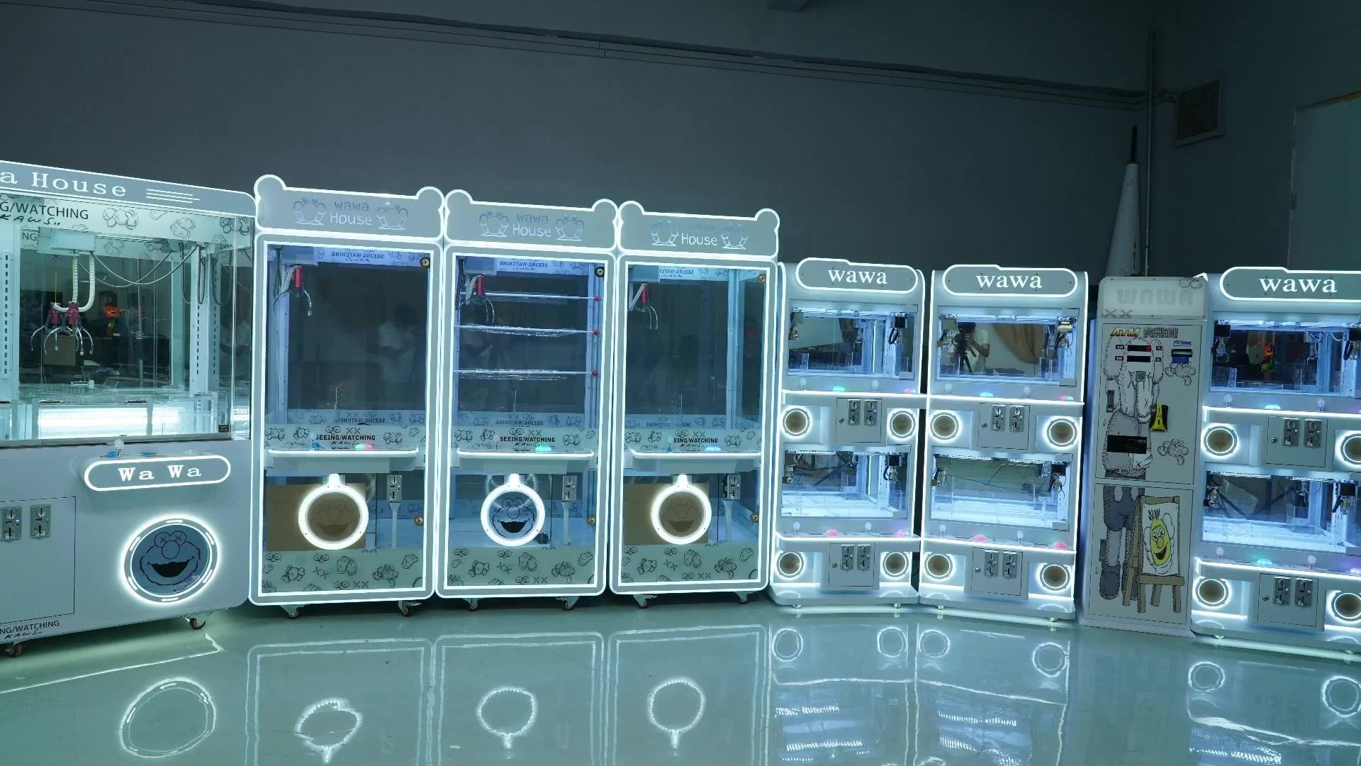 Customized Transparent Teddy Bears Plush Doll Kit Arcade Toy Vending ...