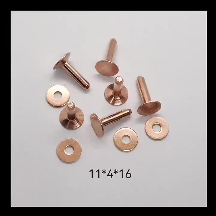 Manufacturer Wholesale Leather Rivets Copper Countersunk Flat Head ...