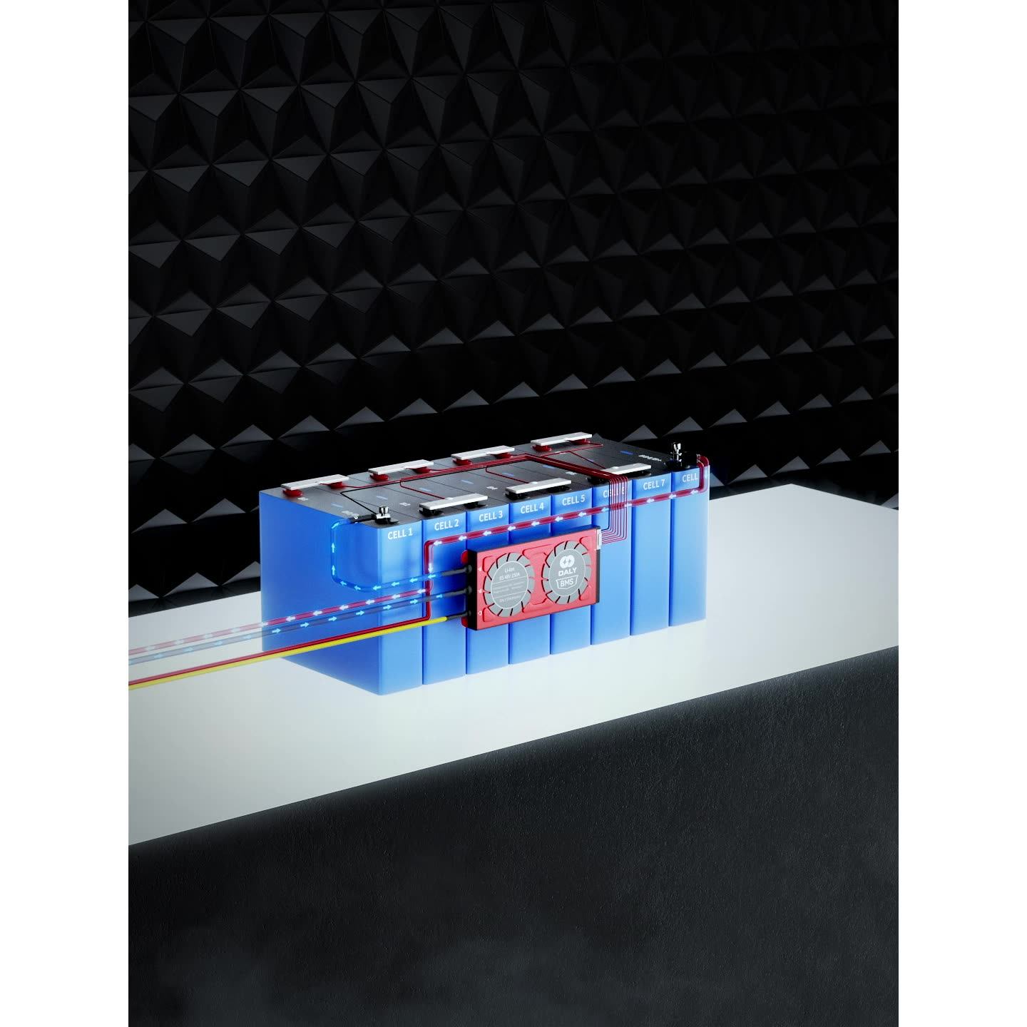 Daly Top Li-ion Ev Bms Lithium Battery Pack 10s 36v 30a 40a 50a 60a ...