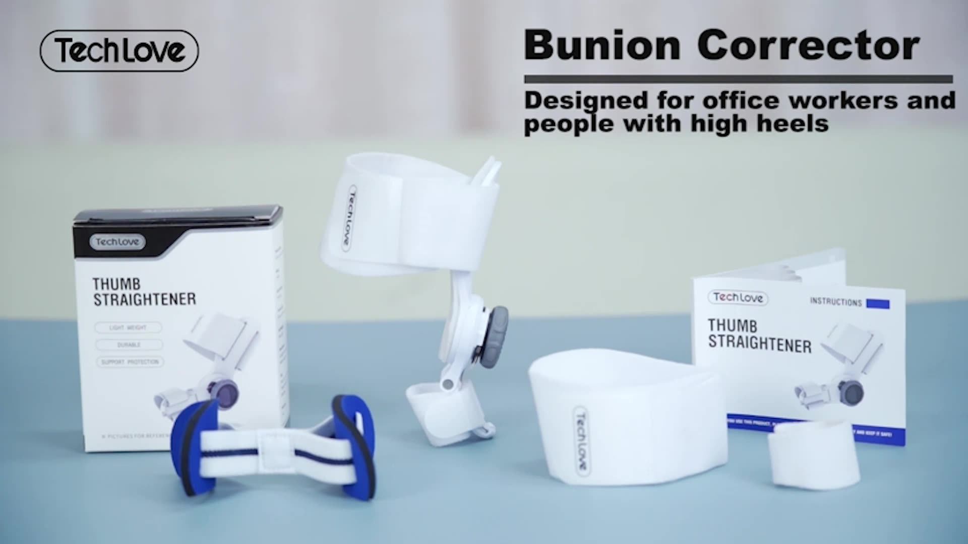 Tech Love Night Adjustable Big Toe Straightener Bunion Splint Hallux ...