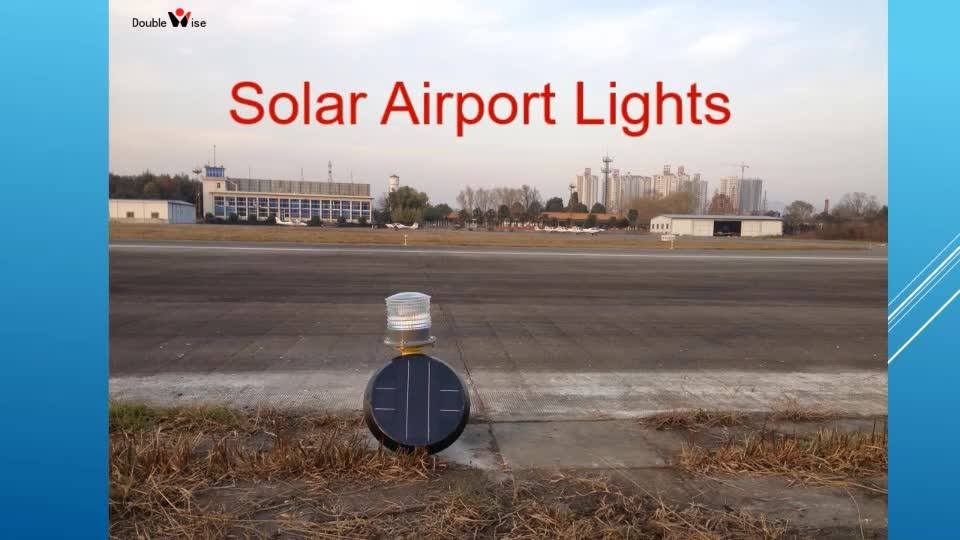 Wireless Led Solar Elevated Runway Guard Light For Airport Helipad ...