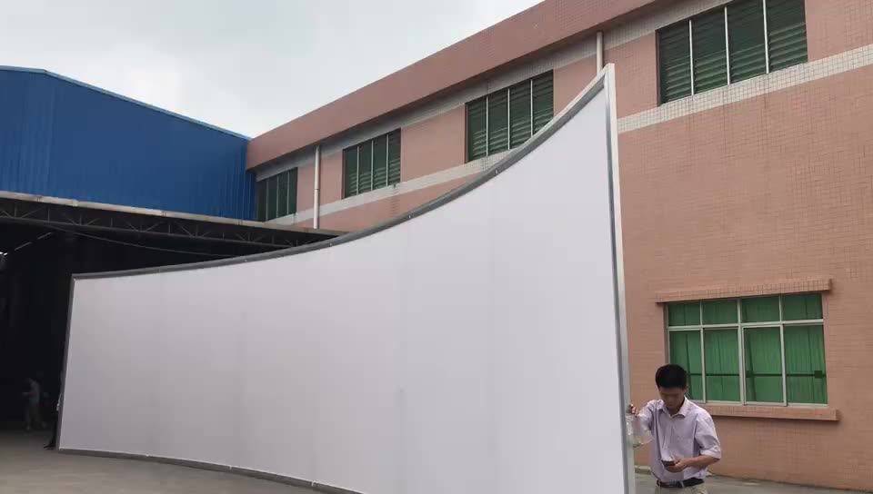 220 Degree Curved Proejction Screen Big Size Curved Dome Projection ...