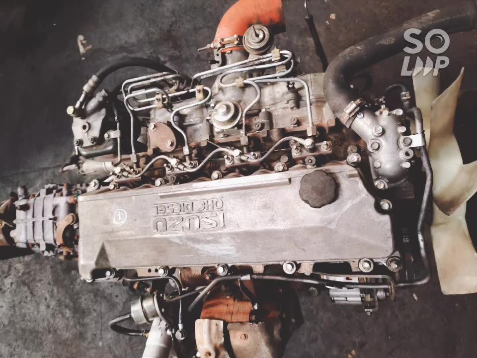 Turbo Charged 4.8l 4he1 Used Diesel Engine For Npr Truck - Buy Free ...