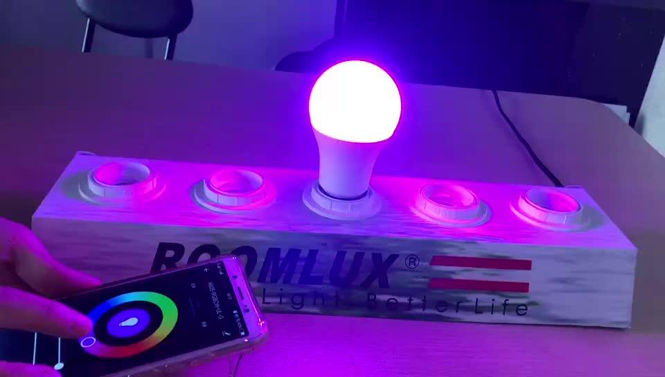 E27 Wifi Wireless Controlled Google Bluetooth Wifi Led Smart Light Bulb ...
