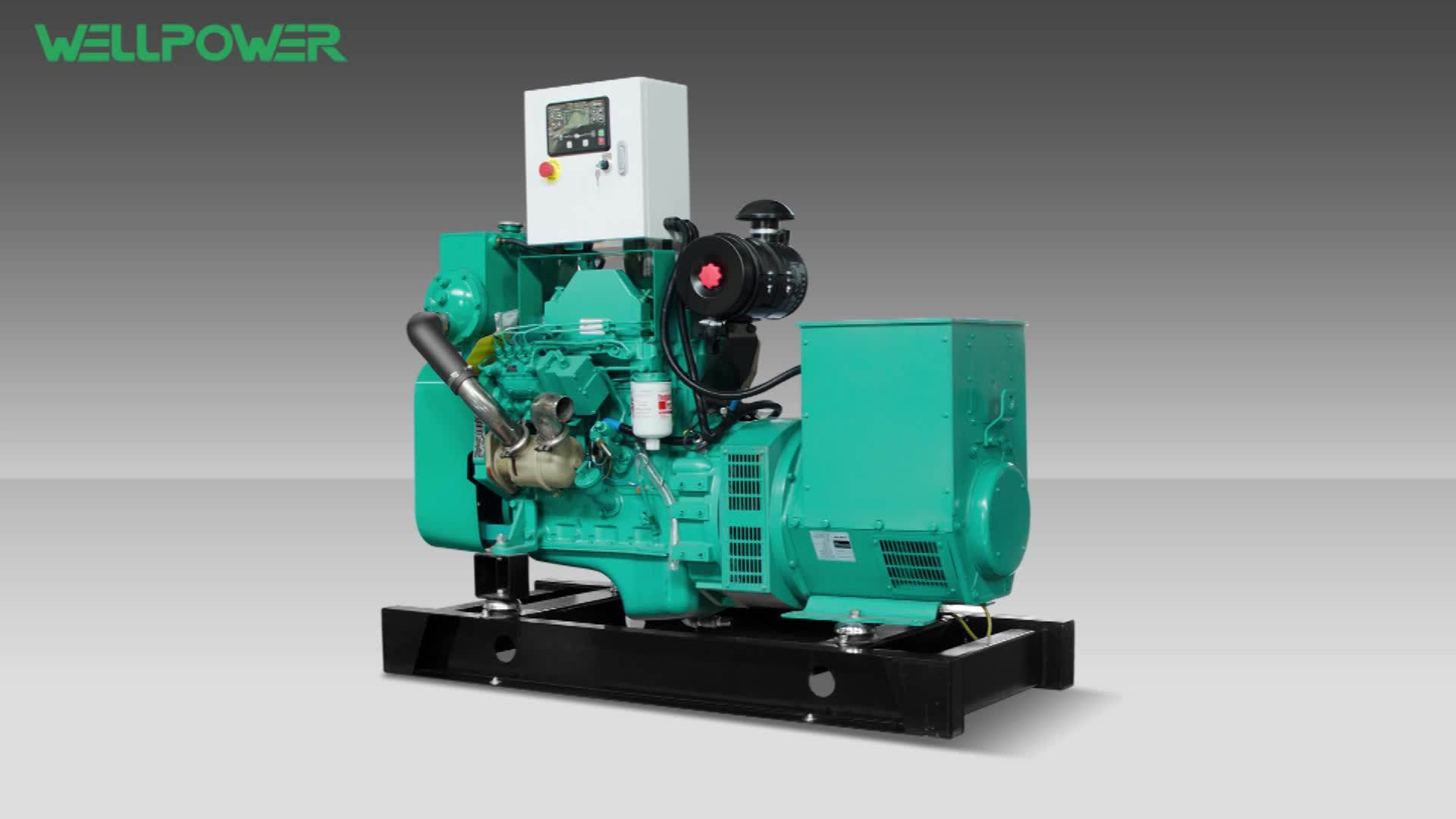 Powered By Cummins 4bt Marine Engine Genuine Diesel Marine Generator ...