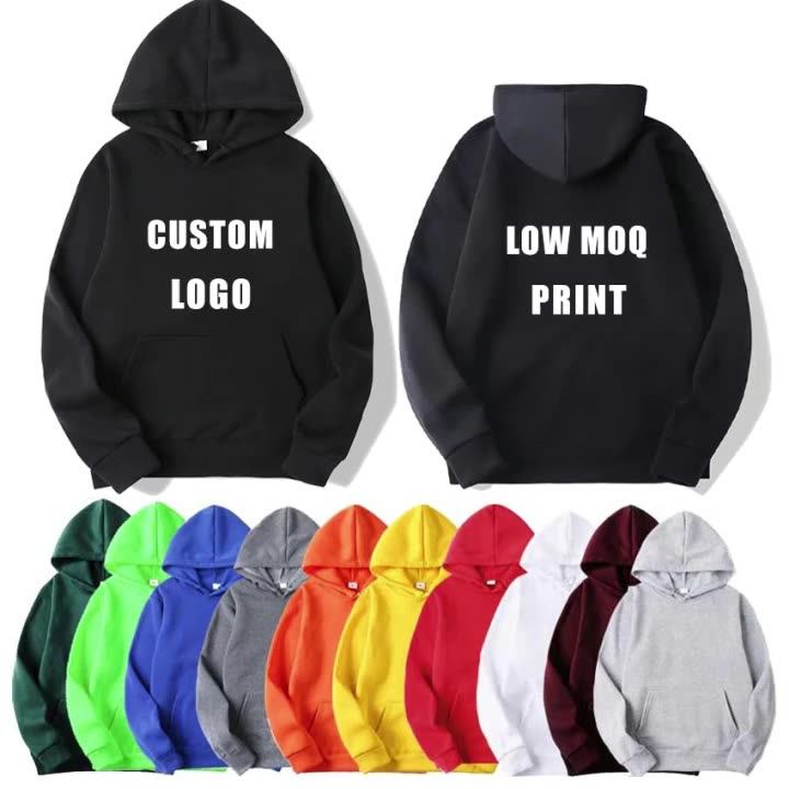 Custom Hoodies Unisex Bulk Blank Hoodies And Sweat Pants Set Hoddies ...