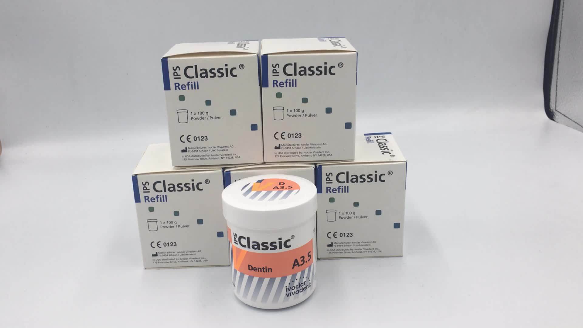 100g/pot Ivoclar Ips Classic Laboratory Dental Porcelain - Buy ...
