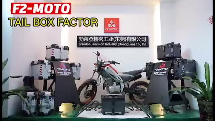 F2-moto Aluminum Motorcycle Top Box Motorcycle Delivery Box Scooter ...
