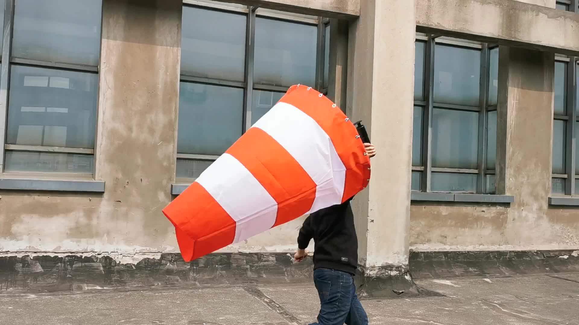 Nylon Airport Windsock Applied In Civil Wind Cone Used For Ship Helipad ...