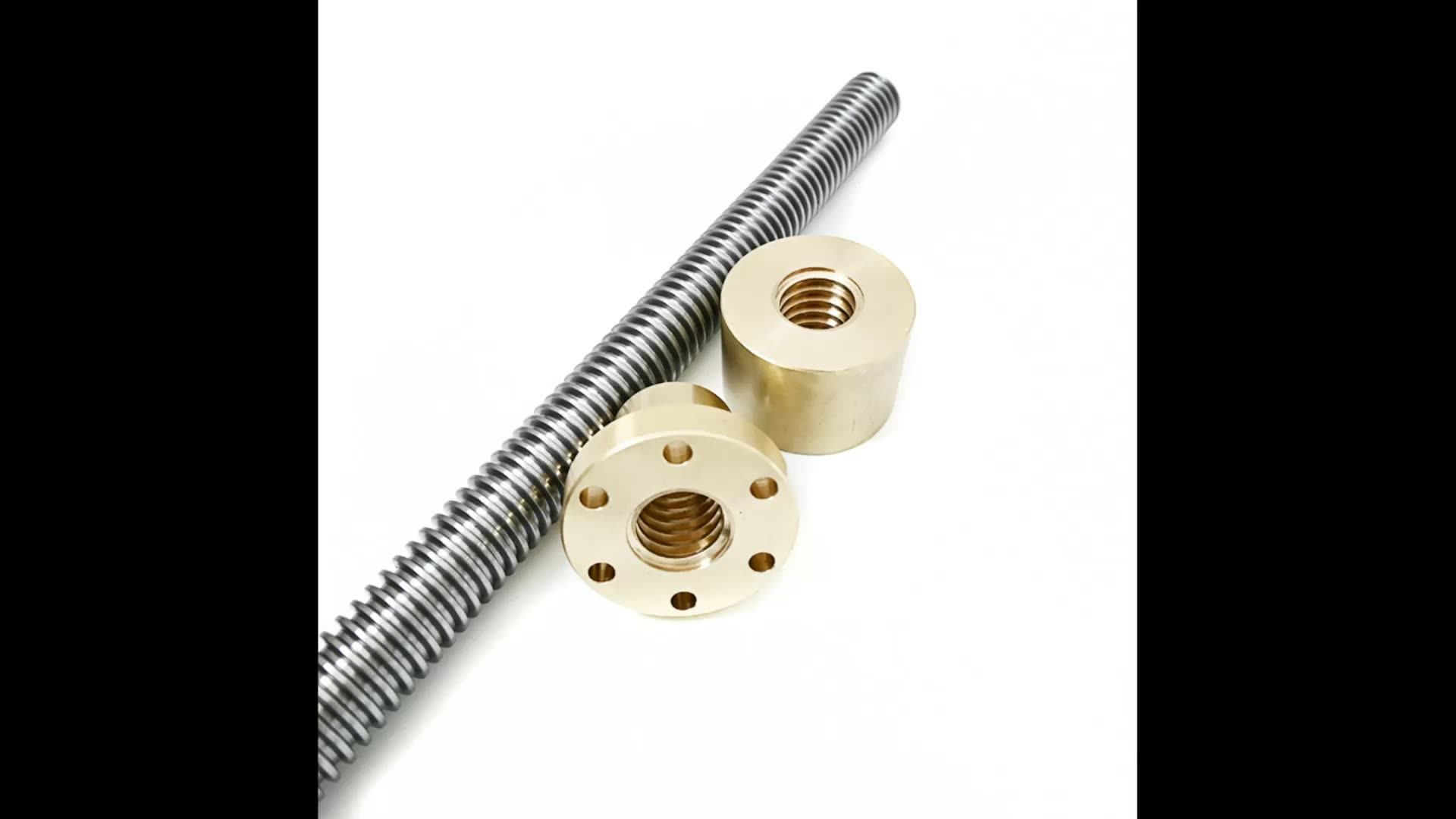 3mm 4mm 5mm 6mm 8mm Diameter Miniature Trapezoidal Thread Ball Lead ...